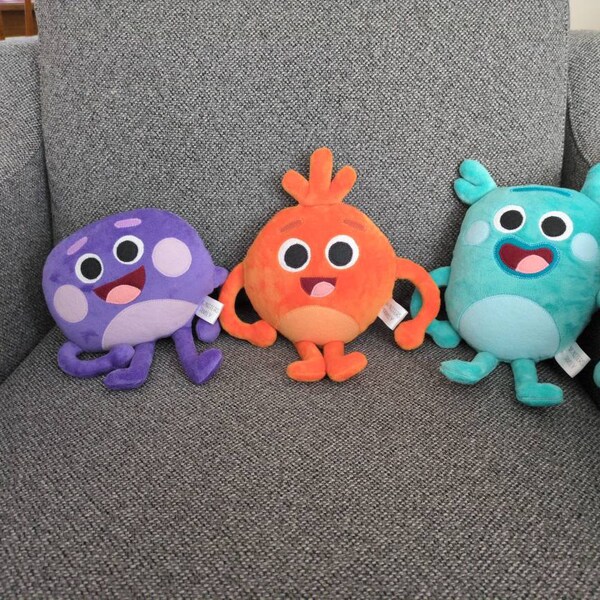 Abby Hatcher Bozzly Plush Toy, Bozzly Stuffed Animal, Bozzly Custom ...