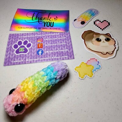 Snapping Fidget Worm - Etsy