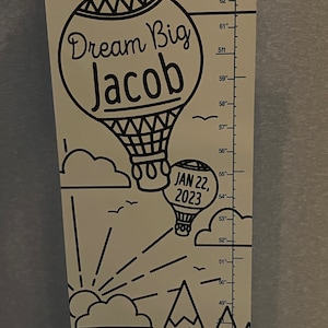 Personalised Bee You Flower Height Chart Positive Affirmation - Etsy