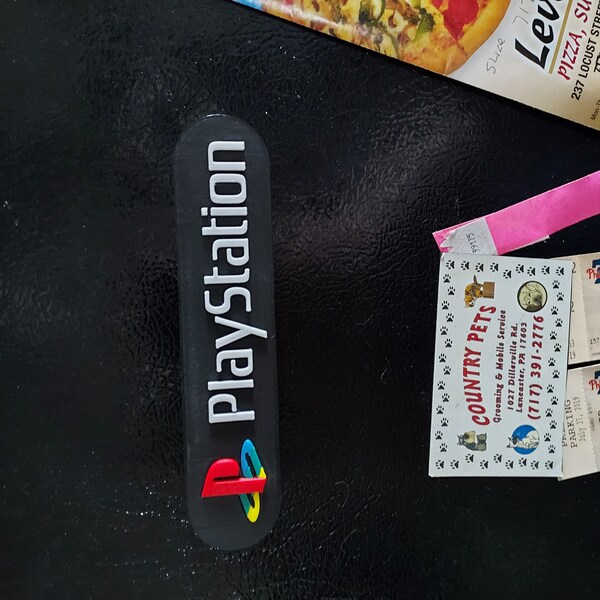 Sony Playstation 3D Fridge Magnet/shelf Display - Retro Video Games PS1 ...