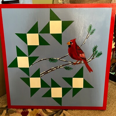 Barn Quilt Address Sign Custom - Etsy