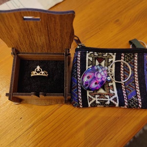 Quinceanera Angel Wing, 14K Solid Gold 15 Anos Heart Ring, 925 Sterling ...