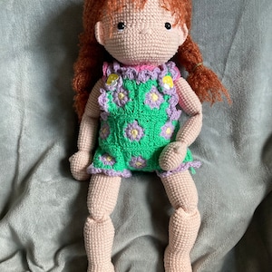 Mari Crochet Doll Pattern PDF full Body and Outfit Tutorial - Etsy