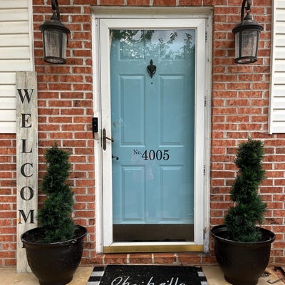 Vinyl House Numbers Front Door Decal, Address Numbers for Front Porch ...