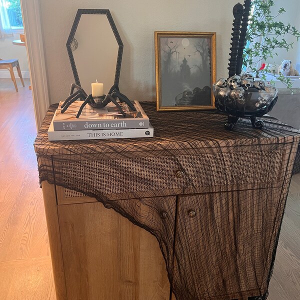 PRINTABLE Halloween Vintage Print, Haunted House Wall Art, Dark ...