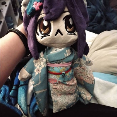 Custom Chibi Doll Plushie With Outfit - Etsy