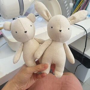 Sewing Pattern Bunny Rabbit Toy PDF Digital Download - Etsy