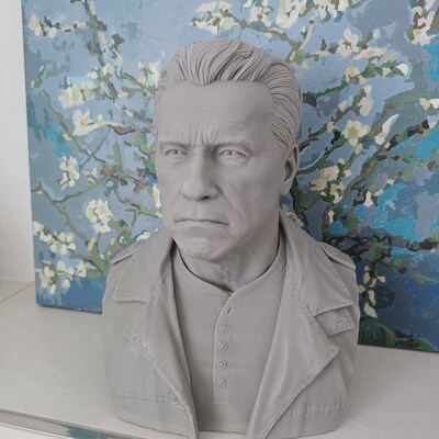 Gorilla Bust Sculpture, Paintable Animal for Room Decoration Art Statue ...