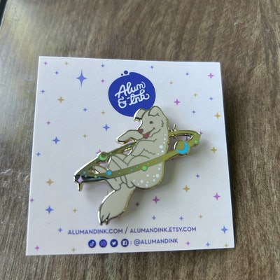 Antares Red Star Rice's Whale Enamel Pin - Etsy