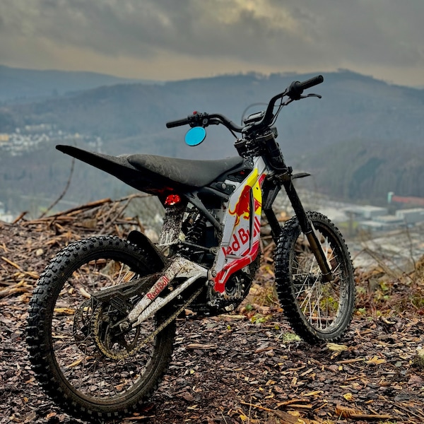 Surron Light Bee X Graphics Kit REDBULL RACE NAVY Decals Stickers ...