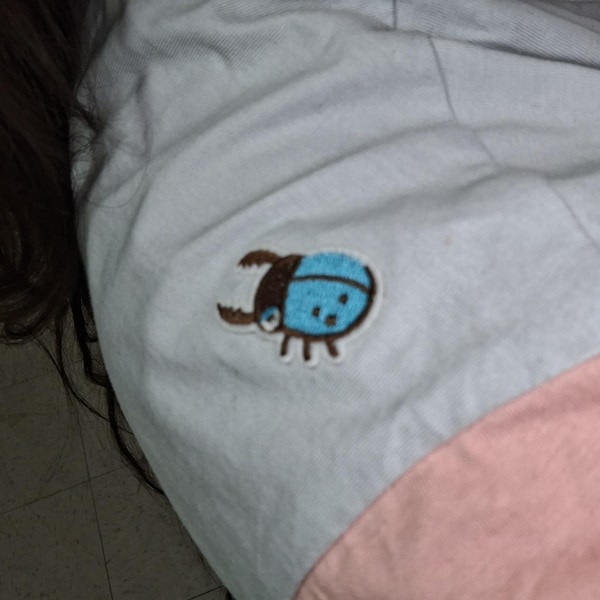 Tiny Beetle Patch, Unicorn Beetle Patch, Iron on Patch, Embroidered ...