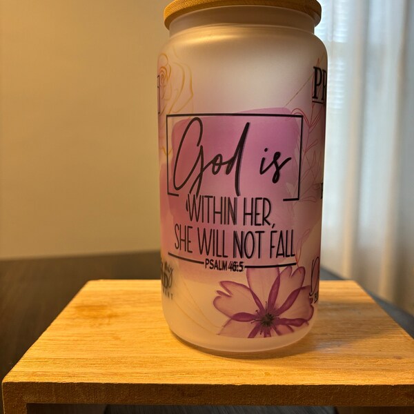 Bible Verses 16oz Libbey Can Tumbler Wrap PNG File • Religious ...