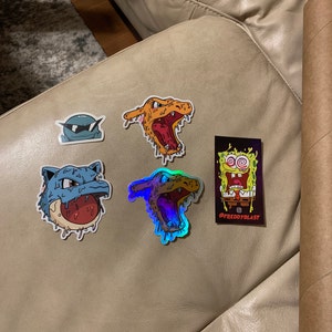 Pokemon Squad Stickers Squirtle Squad Pokemon Stickers | Etsy