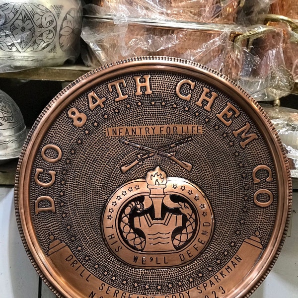 Colonel Promotion Plaque, US Military Officer Series Plaque, Metal ...