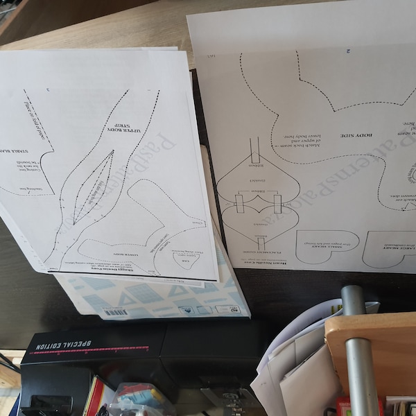 Vintage Sewing Pattern 7" Denim Fabric Pony Horse Soft Sculpture Toy ...