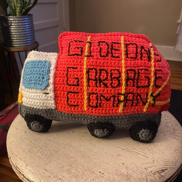 Garbage Truck Amigurumi Plushie Crochet Pattern Kawaii Cuddler Ragdoll ...