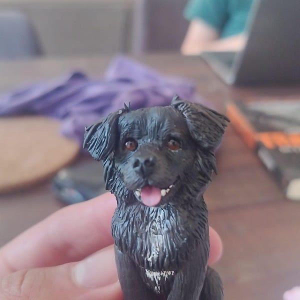Clay Model of Your Dog. Mini Dog Figurine. Awesome Ornament or Amazing ...