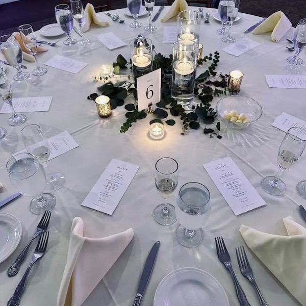 Bespoke Wedding Menu | Luxury Deckled Edge Handtorn Paper Menu | Rustic ...