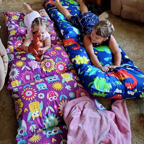 Kids Lounger - Pillow Bed - Nap Mat COVER - Travel Bed - Etsy