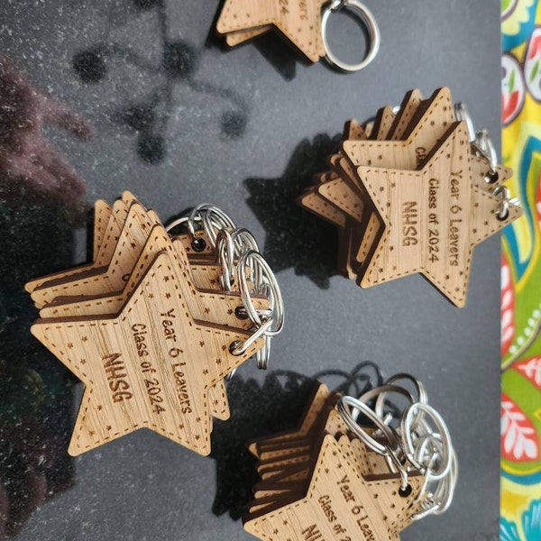 Year 6 Leavers, Class of 2024, School Leavers Keyring Sets, Teacher ...