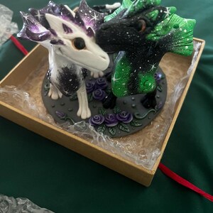 Sky Baby Dragon Figurine Dragon Sculpture, Ooak Figure, Fantasy ...
