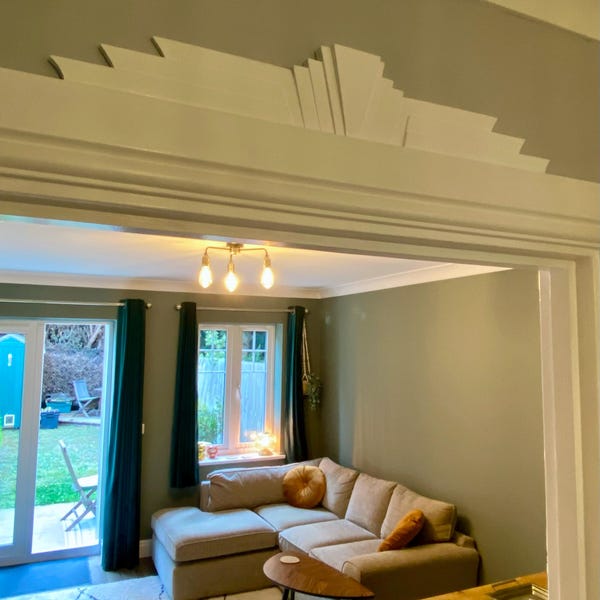 127mm or 100mm Plain Plaster Cove (join) Corners Internal or External ...