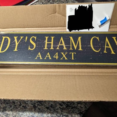 Custom Ham Radio Sign, Ham Radio Sign, Ham Radio, Wood Ham Radio Sign ...