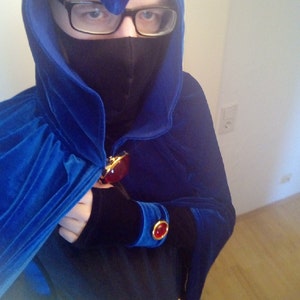 Raven Teen Titans Cloak and Accessories Custom Costume Blue | Etsy