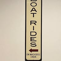 Boat Rides Sign, Personalized Vertical Lake Name Sign, Custom Arrow ...