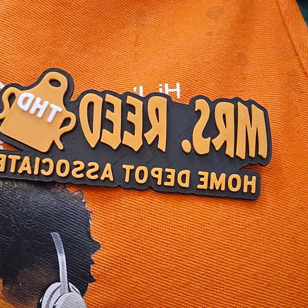 Personalized Name Tags With Apron, 3D Printed Keychains, Kid's Name ...