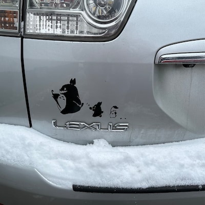 Totoro Inspired Vinyl Decal - Etsy