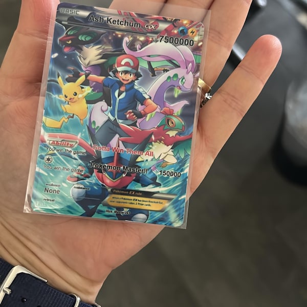 The Undefeatable Red Gx Pokemon Card - Etsy