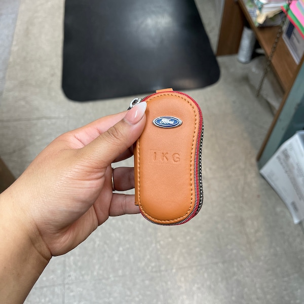 Car Key Cover,leather Key Fob Wallet, Leather Car Key Pouch, Leather ...