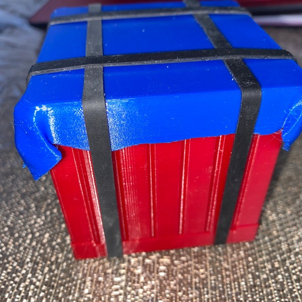 PUBG Inspired Battle Royal Airdrop Crate / Supply Drop and Helmet | 3D ...