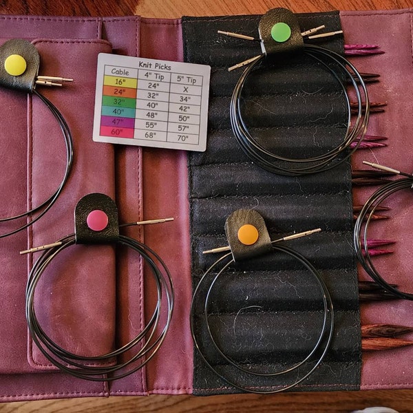 Knitting Needle Cable Keepers - Etsy