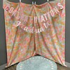 Custom Two Line Banner Script and Block, Personalized Party Banner ...