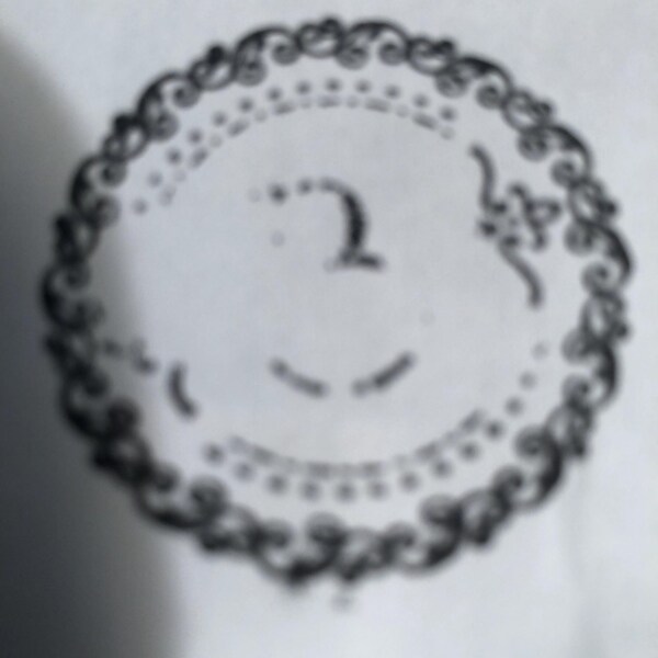 Letter P Stamp, Floral Name Initial Stamp Monogram, Handmade Wedding ...