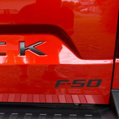 2pcs F50 F-50 Letters Tailgate or Fender Decal Compatible With Ford ...