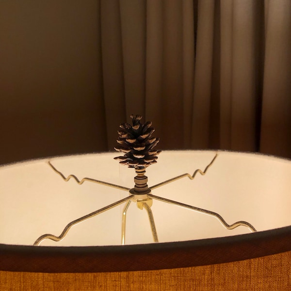 Brass Lamp Finial Base. Create Your Own Unique Lamp Finial Polished ...