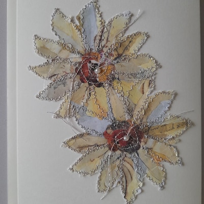 Fiddlestitch A5 Treble Clef Embroidered Notebook, Journal, Music Gift ...