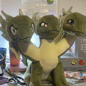 Hydra and Dragon Plush Sewing Pattern .pdf Tutorial Monster Creature ...