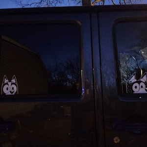 Set of 4 Family Blue Vinyl Decal, Bumper Sticker, Waterproof Vinyl ...