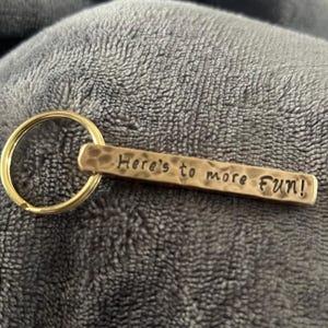 Personalised Pair of Key Rings, Couple's Keyrings, Two Keyrings ...
