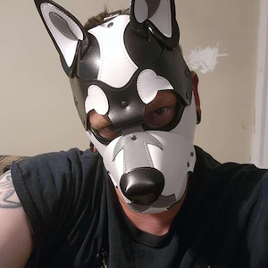Leather Dog Mask, Puppy Mask, Petplay Mask, Pet Play Hood - Etsy