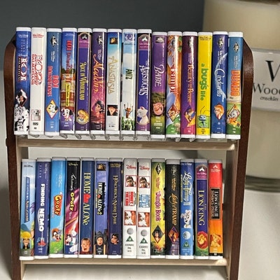 Mini 1:6 VHS K-Z Titles Tapes Choose the Movie Retro Miniatures 80's ...