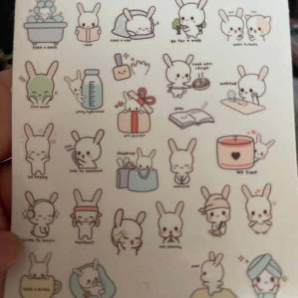 Kawaii Daily Life Digital Planner Stickers | Everyday Digital Stickers ...