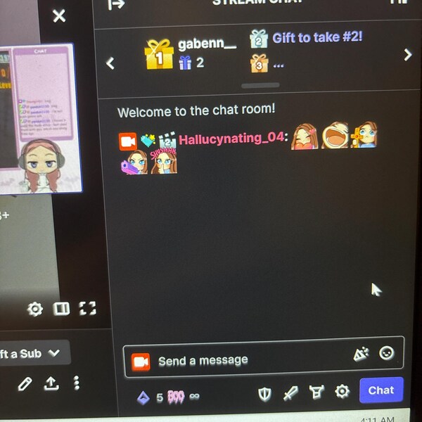 Twitch Emote Pack 70pcs Anime Girl Twitch Emotes ( Female ANNE : Brown ...