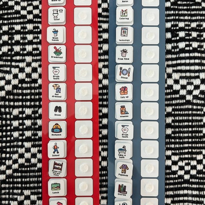 Bedtime Routine Flip Chart for Children, Visual Timetable for Kids, ASD ...