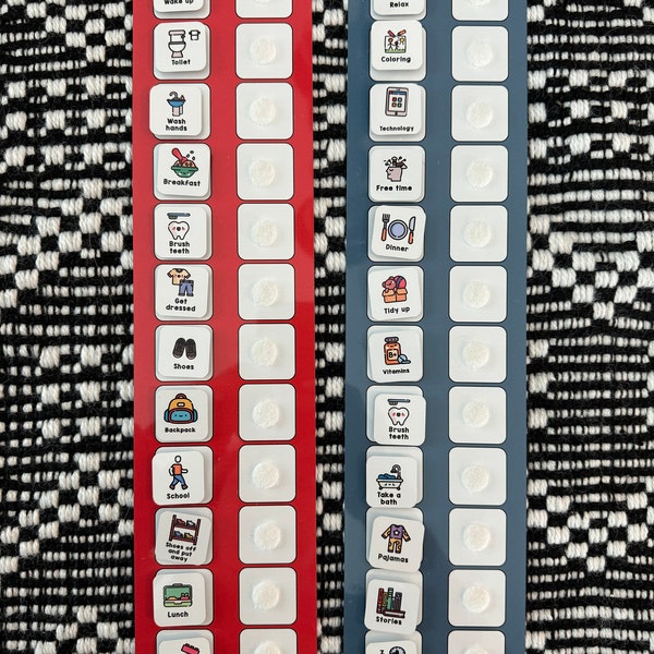 Kids Routine Visual Timetable, Now and Next Board, Morning Tasks for ...