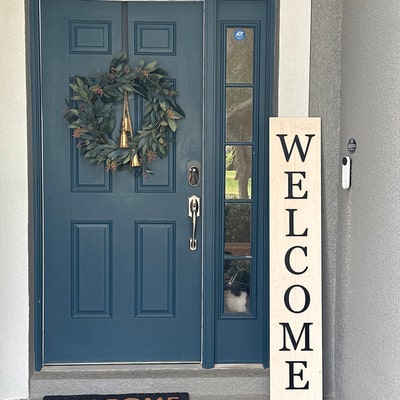 Welcome Sign Outdoor Decor, Front Door Decor for Housewarming Gift ...